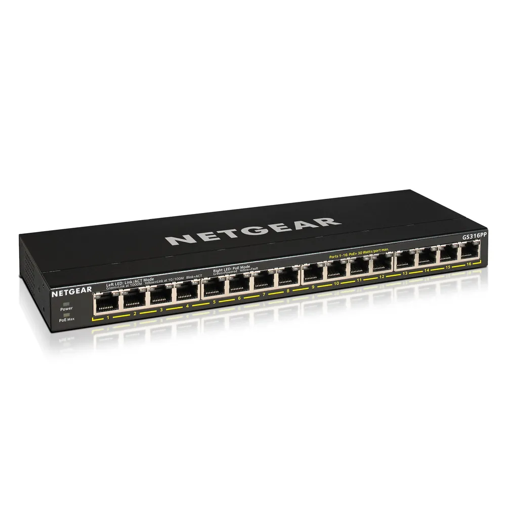 Netgear GS316PP-100EUS Flex 16x GB-LAN, PoE Buy