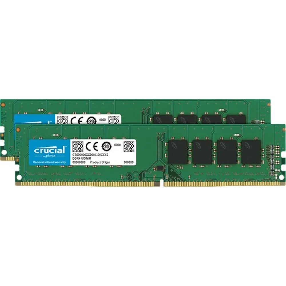 32GB (2x16GB) Crucial DDR4-3200 CL22 UDIMM Dual Rank RAM Speicher Kit ...