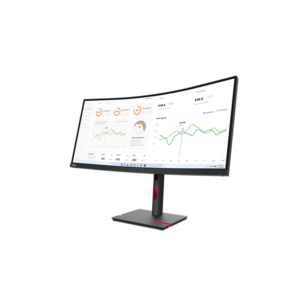 Lenovo ThinkVision T34w-30 34 Zoll UWQHD Curved VA LED 21:9 60 Hz ...