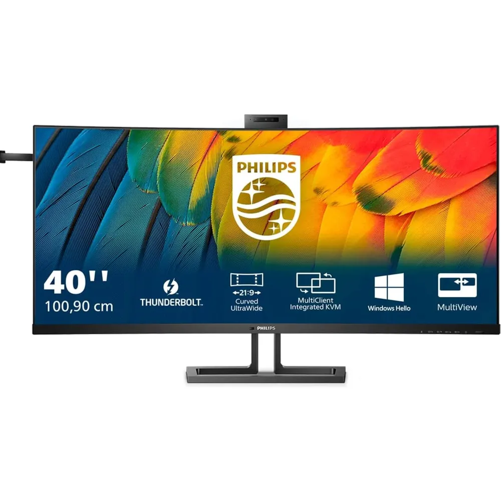 Philips 40B1U6903CH 101cm (40") WUHD IPS Monitor Curved 21:9 HDMI/DP ...