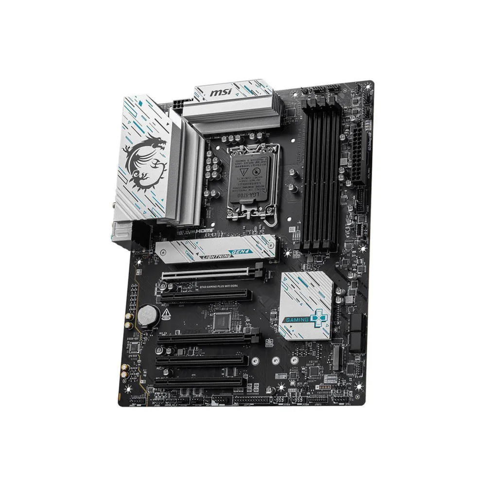MSI B760 GAMING PLUS WIFI DDR4 ATX Mainboard S1700 M.2/WIFI/BT/DP/HDMI ...