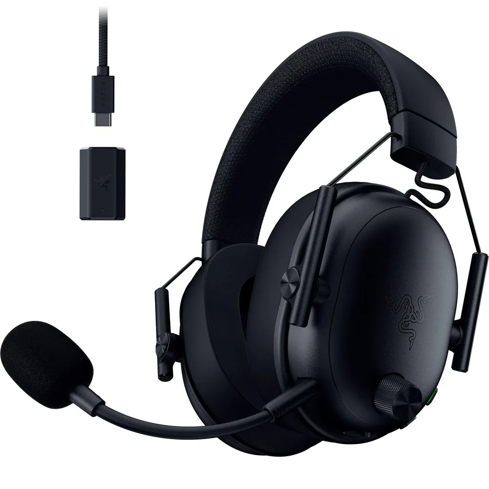 RAZER Blackshark V3 Schwarz Wireless Esport Headset | PC-Series, 2.4Ghz ...
